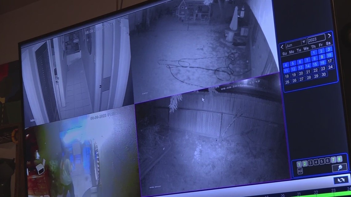 WATCH: Texas family captures bullets hitting home via surveillance ...