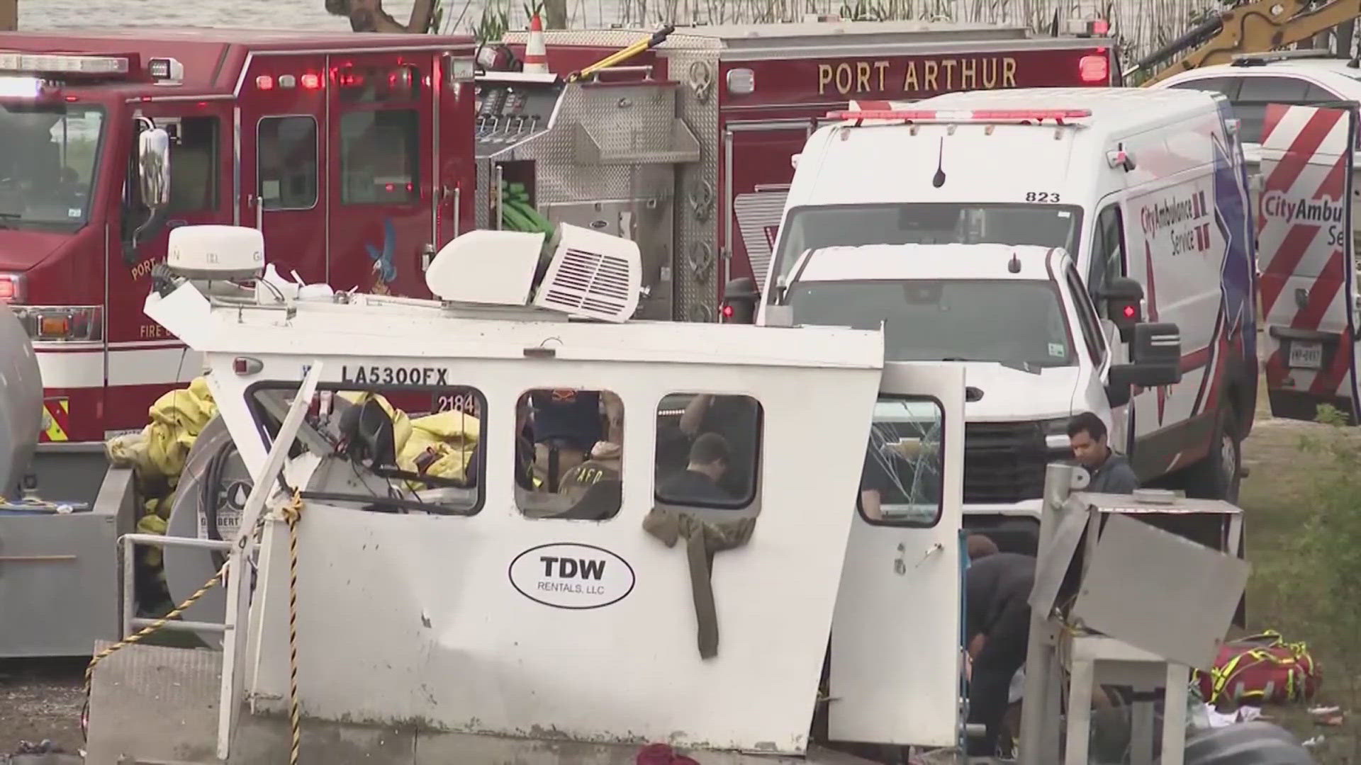 Two dead, one seriously injured in work boat explosion at J.D. Murphree ...