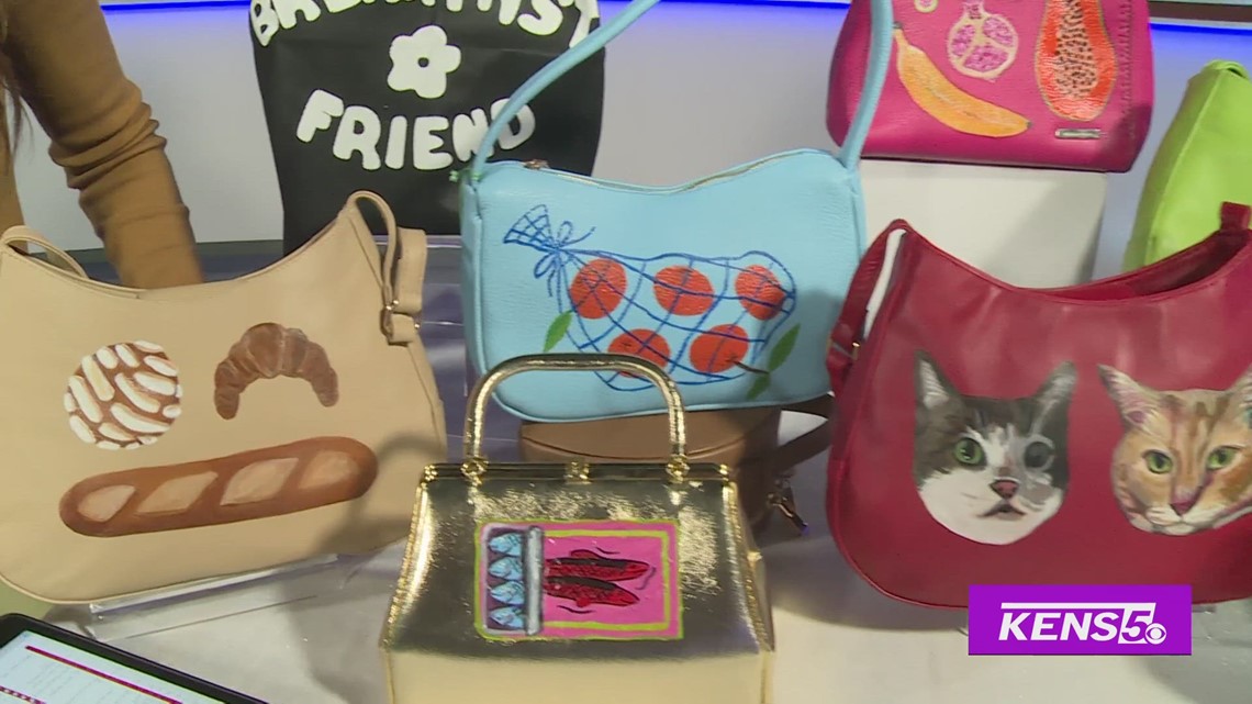 Custom hand-painted purses | Great Day SA | kens5.com