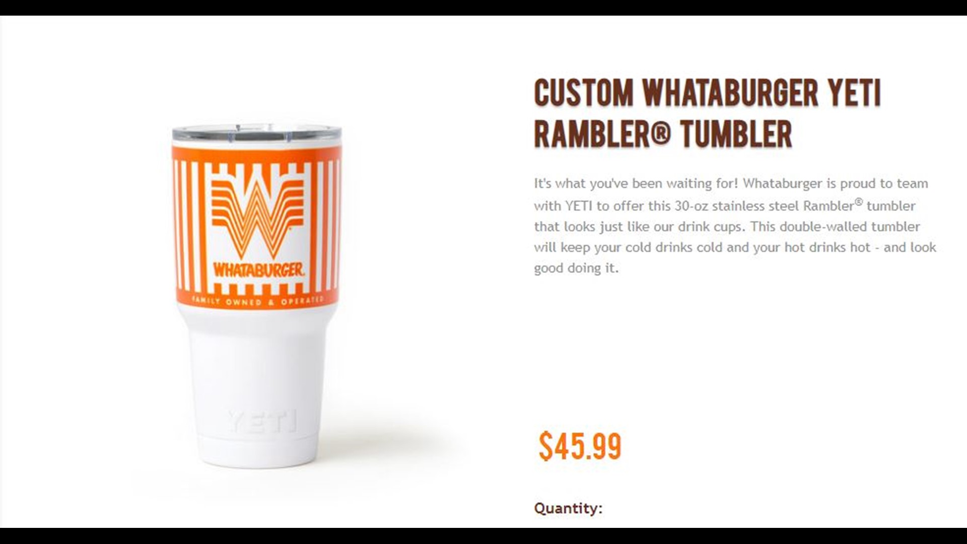#WhataCoolerContest: Win Whataburger for a year, custom YETI cooler ...