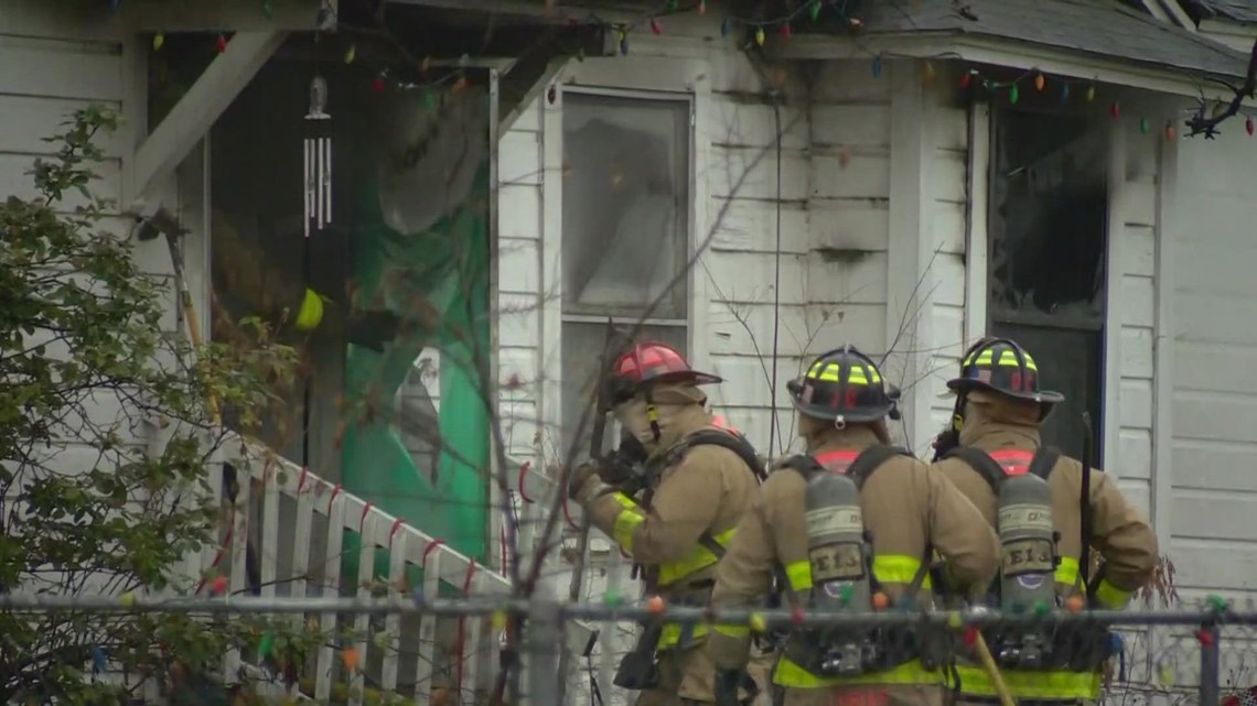 Woman injured trying to escape house fire in San Antonio | kens5.com