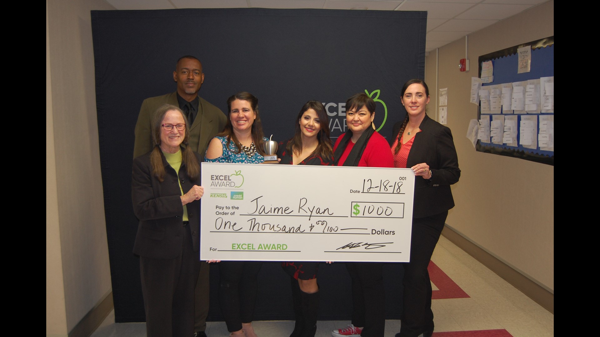 Jaime Ryan wins EXCEL Award for Lackland ISD | kens5.com