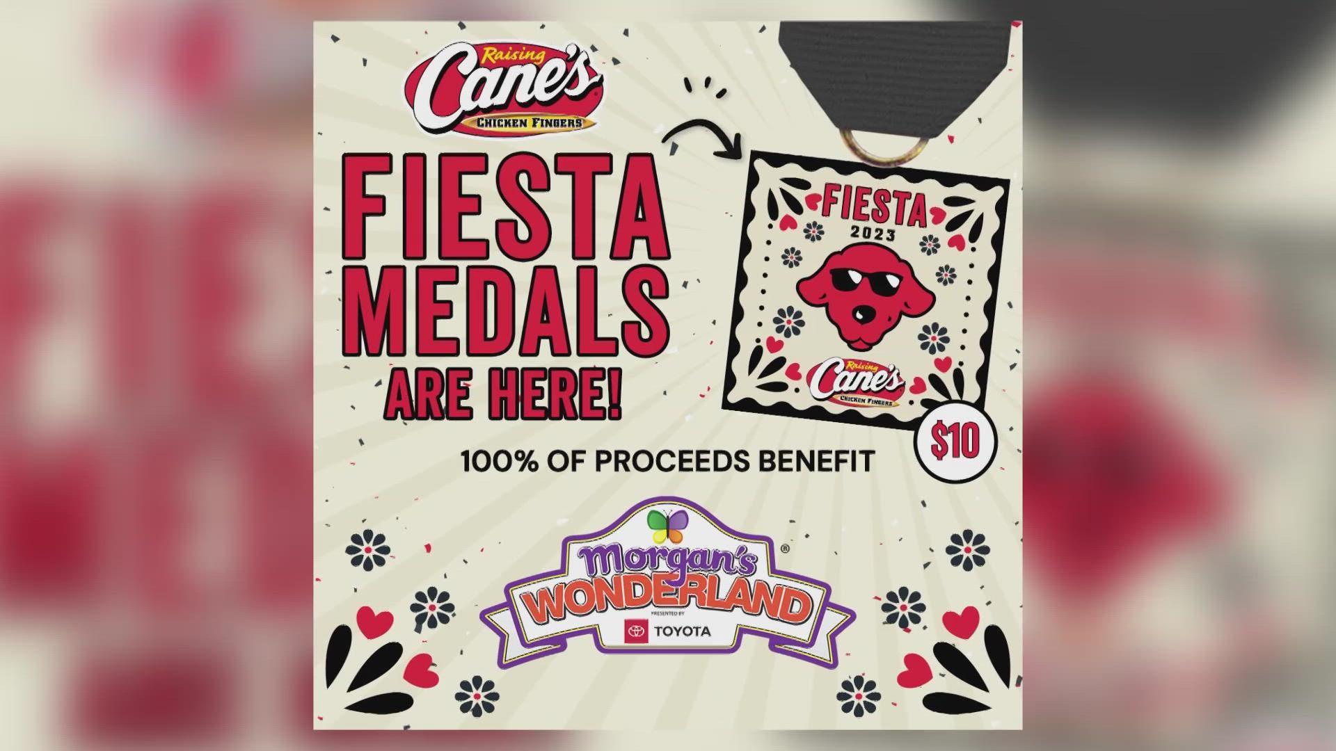 Raising Cane's releases Fiesta medal benefitting Morgan's Wonderland ...