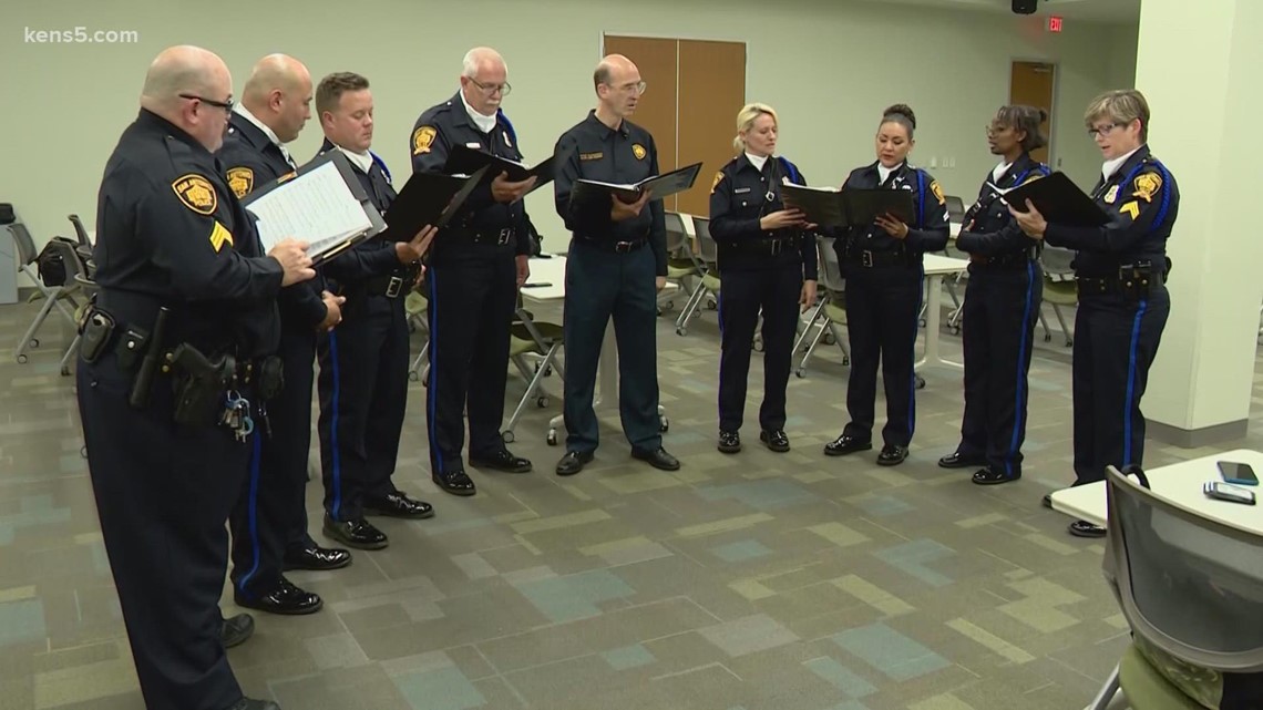 San Antonio Police chior singers give back to the community | kens5.com