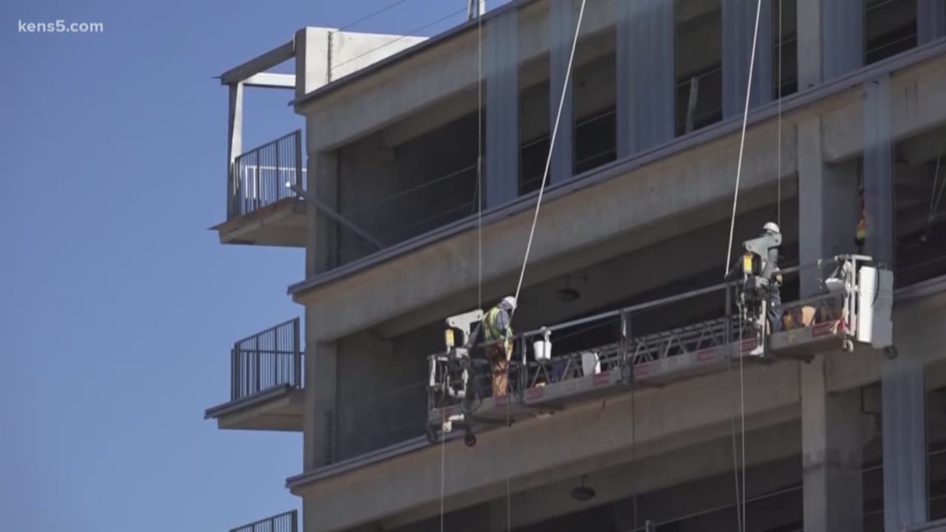 Work on downtown SA office building continues | kens5.com