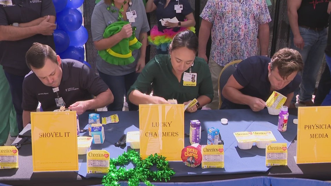KENS 5 sports anchor chomps his way through cereal-eating contest ...