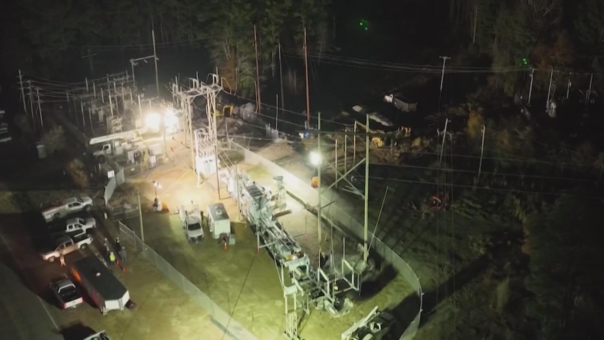 Authorities searching for suspects who shot at power substations ...