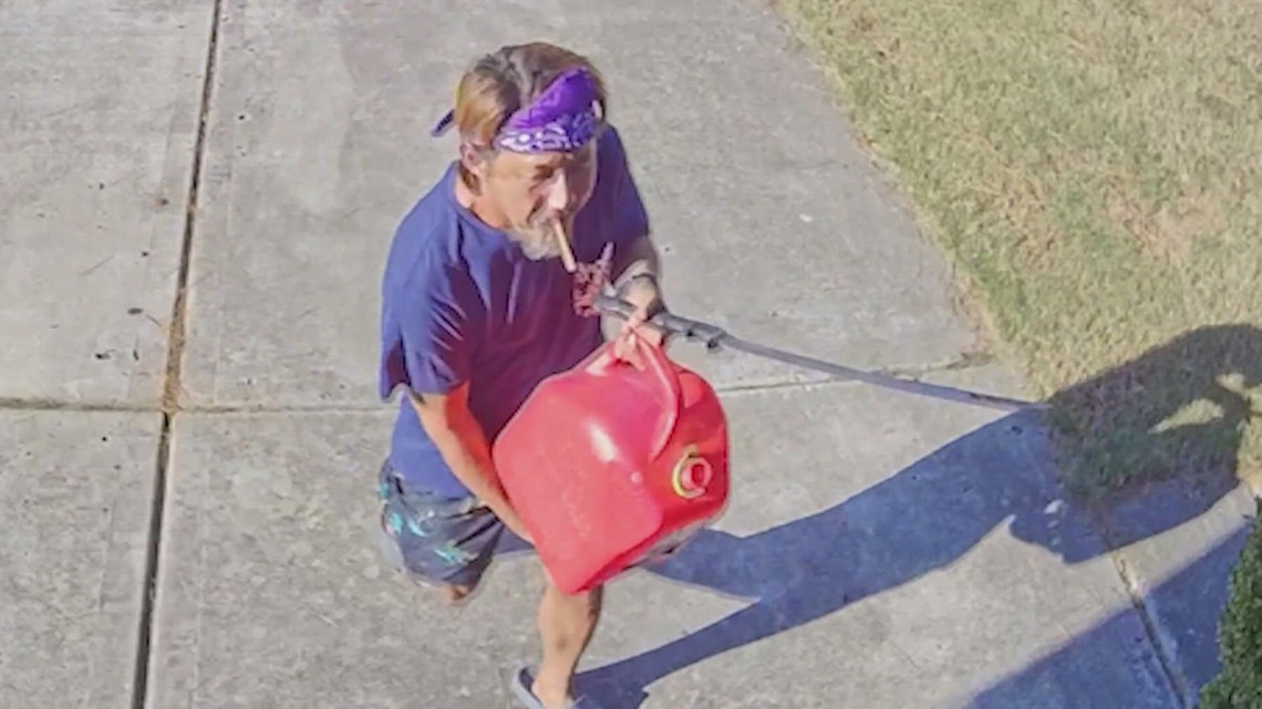 Video captures Katy-area man pour gasoline on neighbor's house, then ...