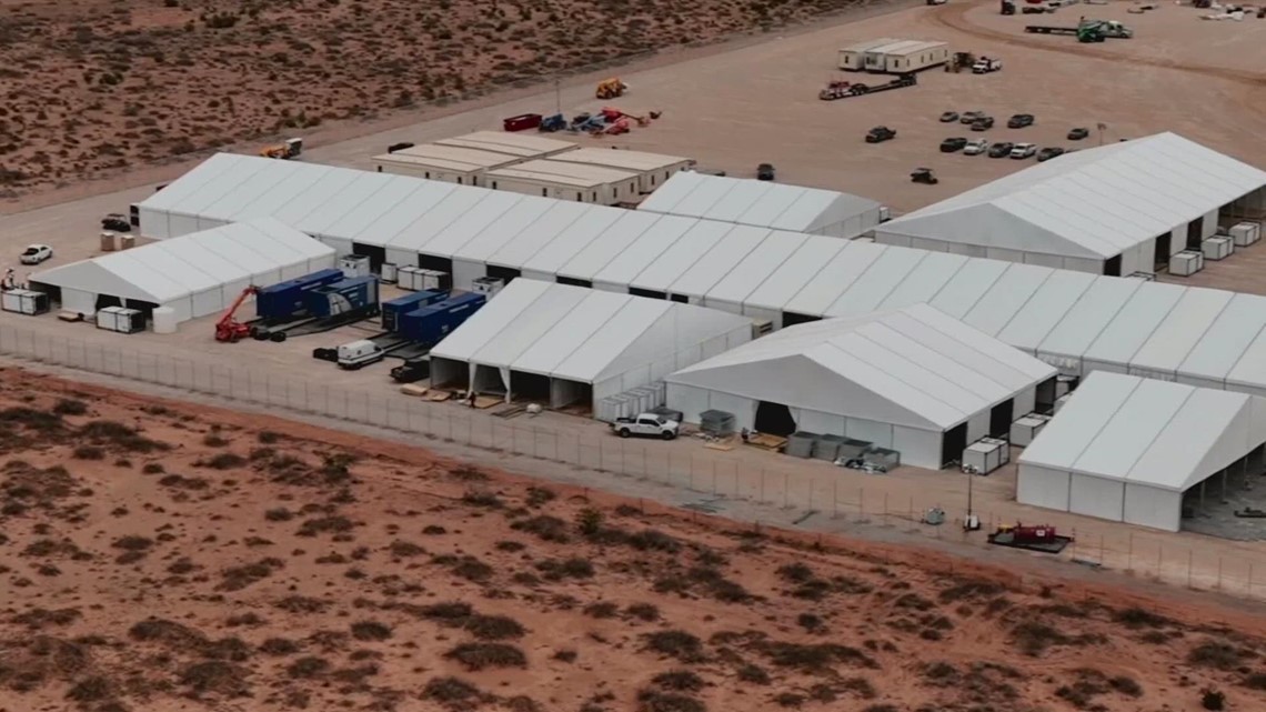 US Customs and Border Protection building new tent facility to help ...