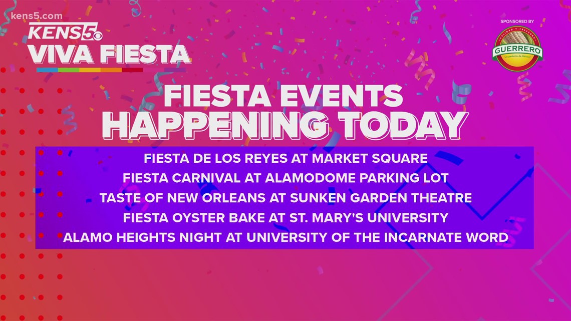 Here are the Fiesta events happening today | kens5.com