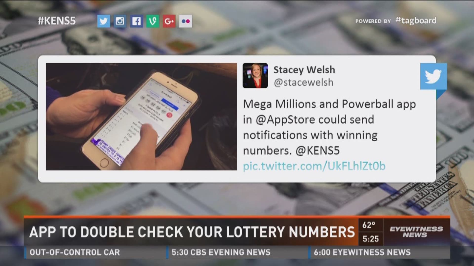 App to double check lottery numbers | kens5.com