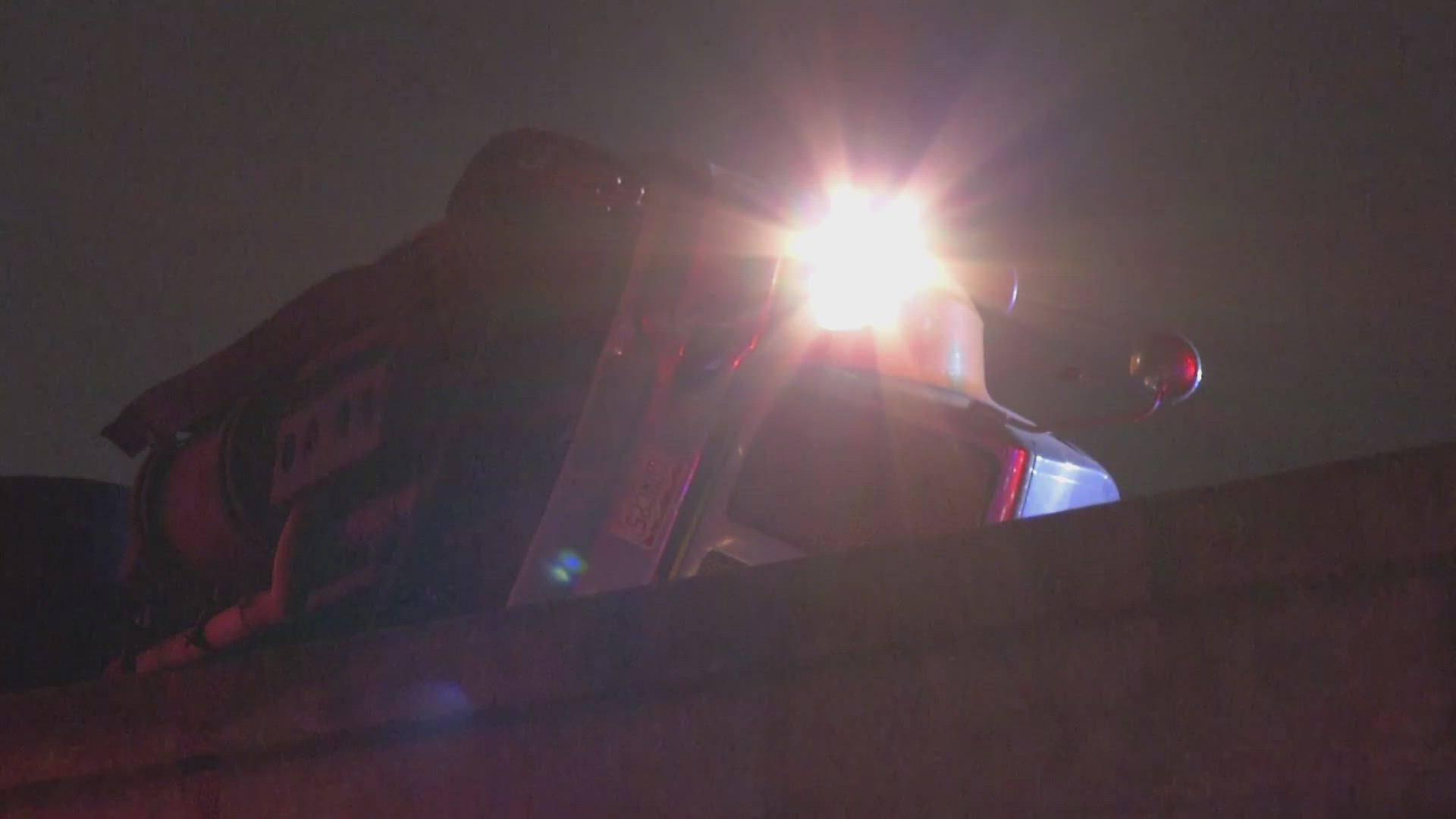 18-wheeler rollover spills oil near Downtown interchange | kens5.com