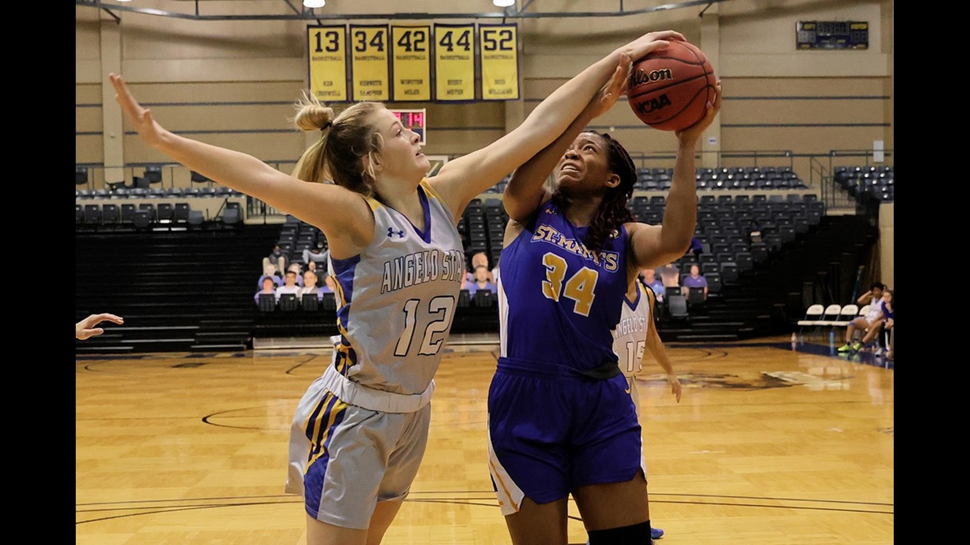 St. Mary's University Rattlers women's basketball team defeats Angelo ...