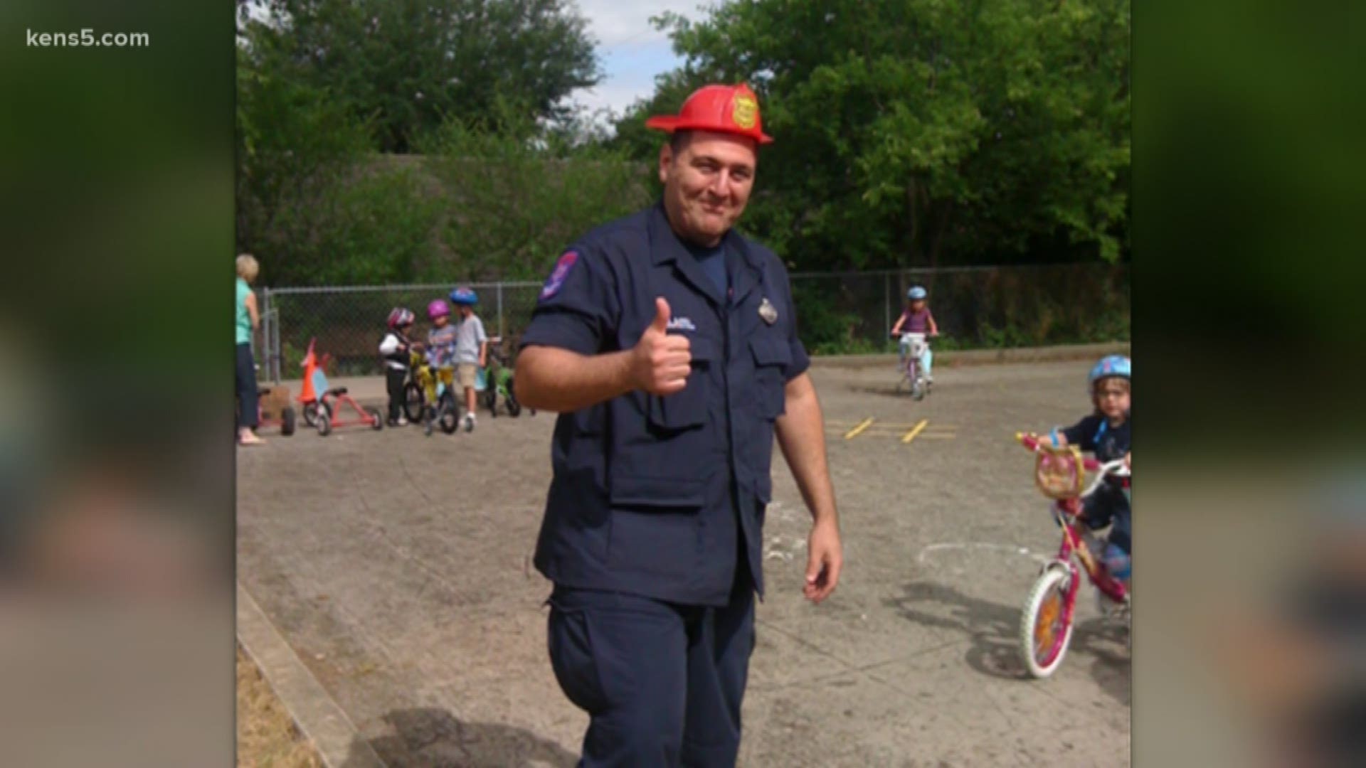 Fire Station 1 decorated in honor of San Antonio firefighter Greg Garza ...
