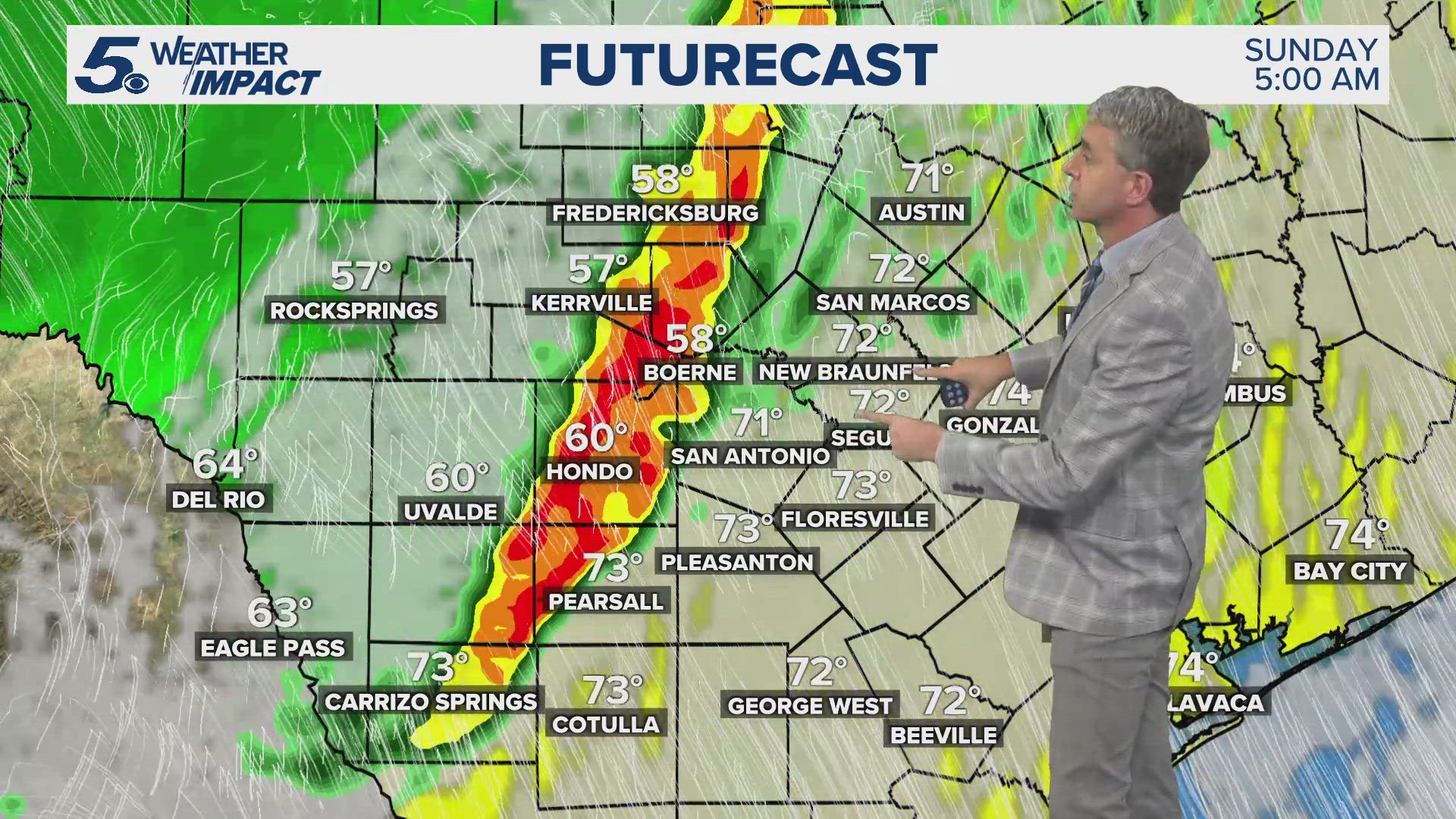 Thunderstorms could bring hail, strong winds Easter morning | KENS 5 ...
