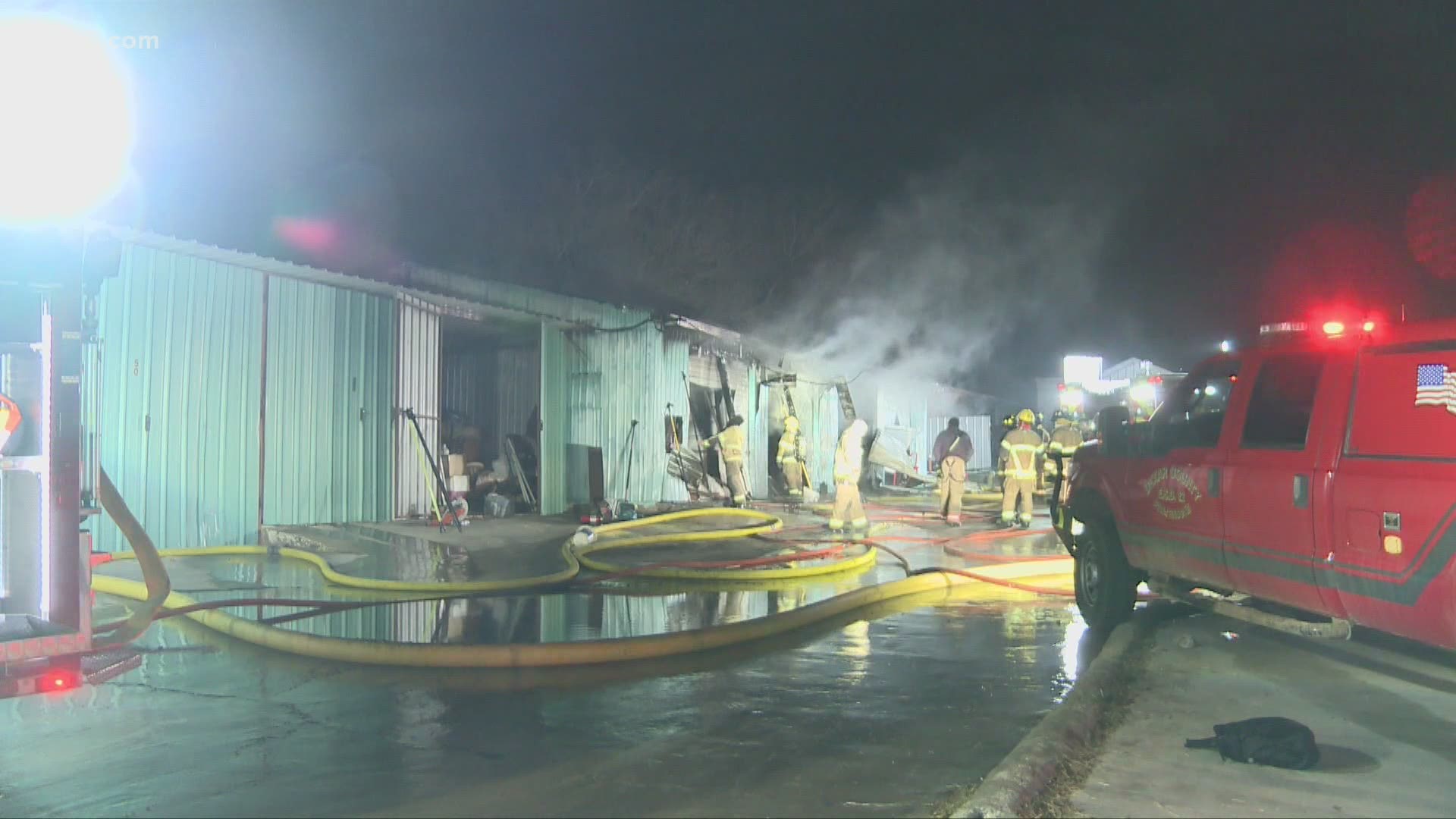 Fire breaks out at a storage facility on the east side | kens5.com