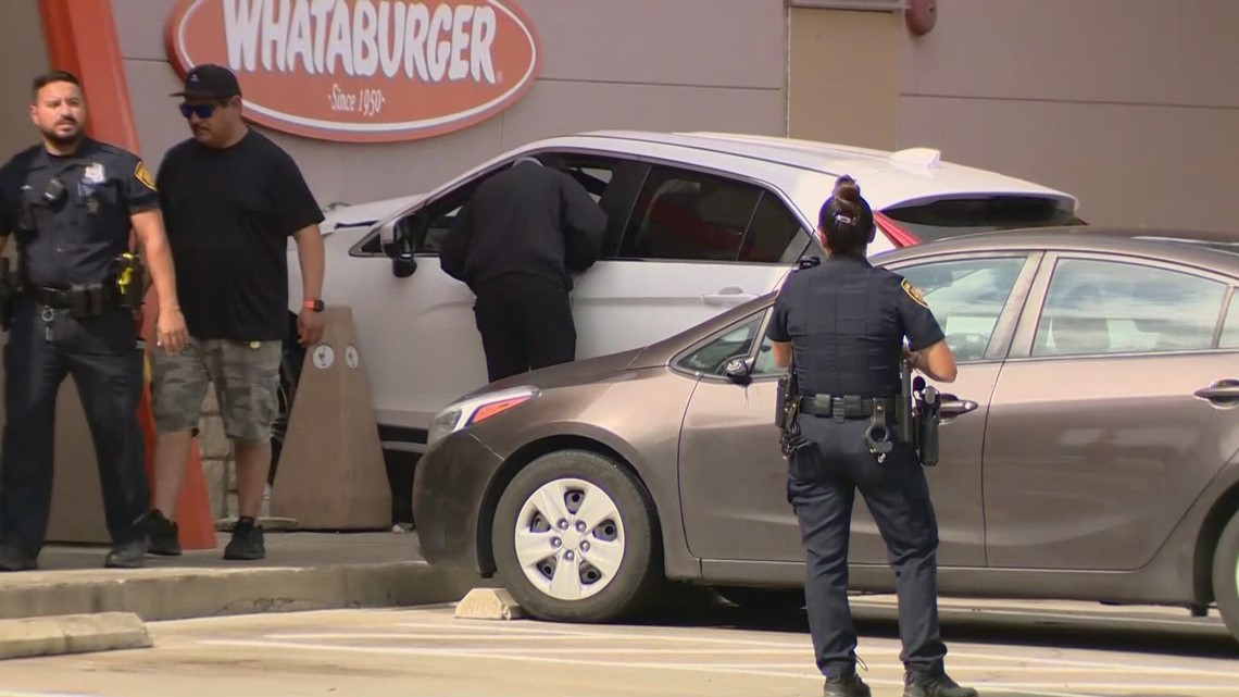 Whataburger employee accidentally drives into restaurant, SAPD says; no ...