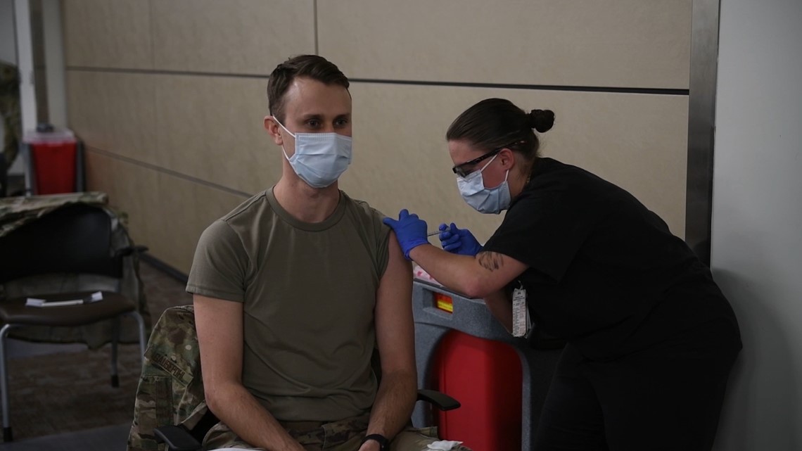 Frontline heroes receive first coronavirus vaccines in San Antonio ...