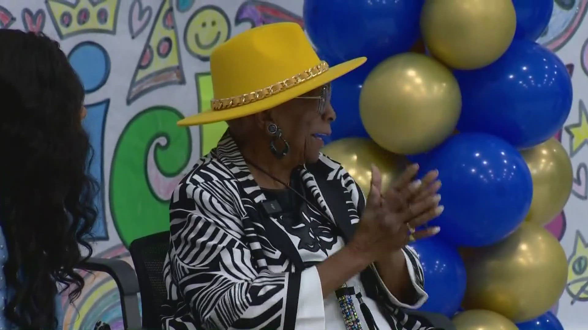 Michael Elementary throws big party to celebrate namesake's 90th ...