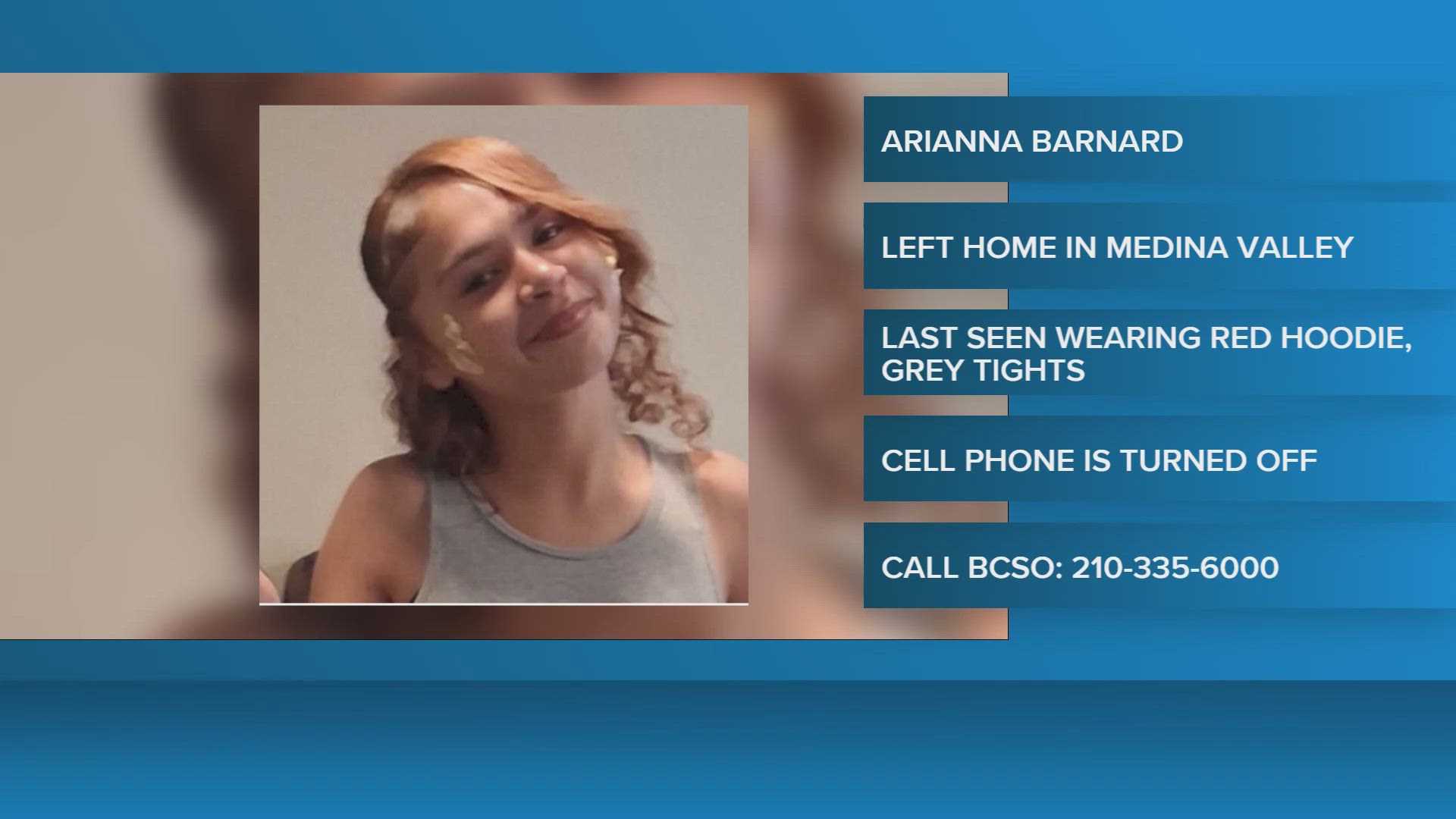 Search intensifies for missing Medina Valley teen | kens5.com