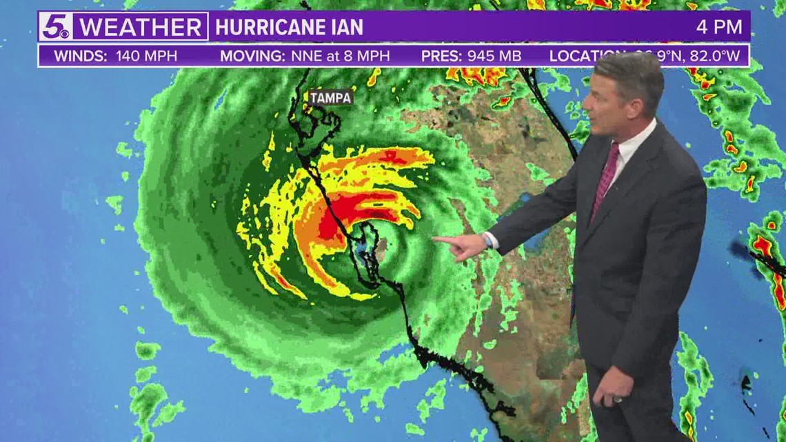 Winds of 140 MPH in newest Hurricane Ian advisory | kens5.com