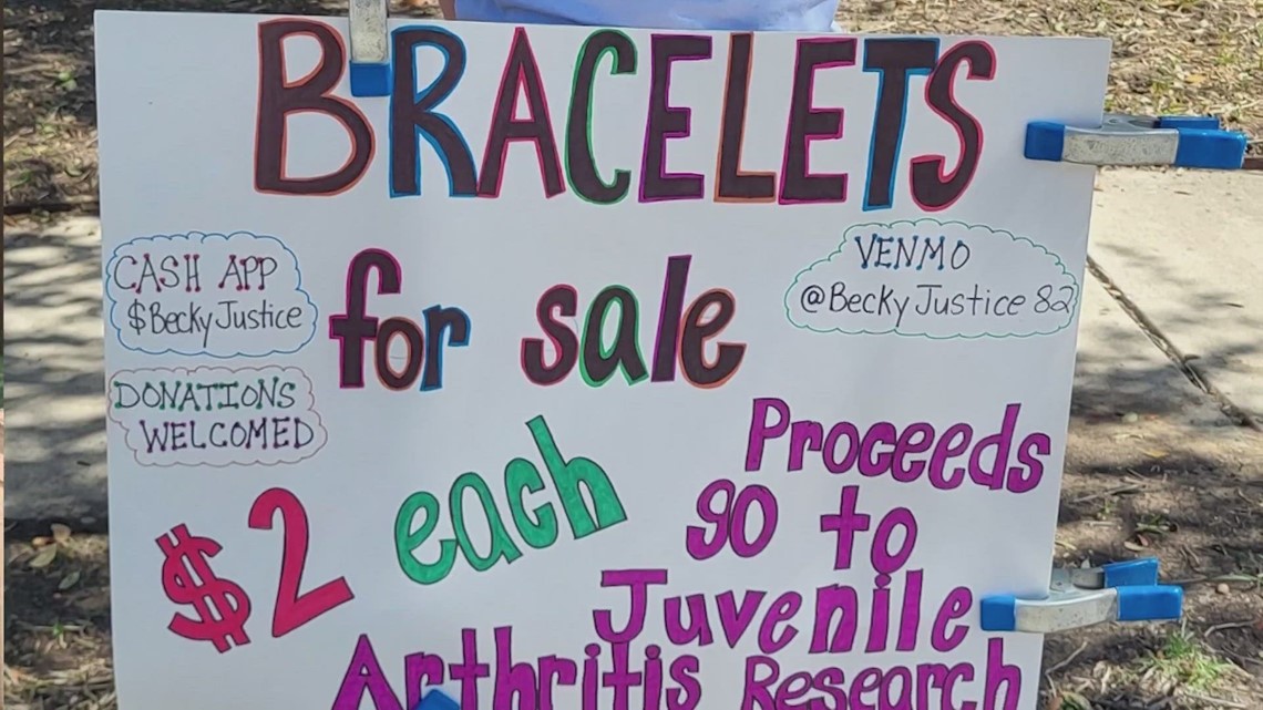 Fighting juvenile arthritis with hand-made bracelets | kens5.com