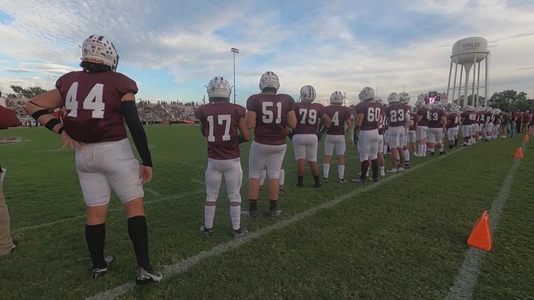 Rival fans become friendly neighbors, don Uvalde High colors as Coyotes ...