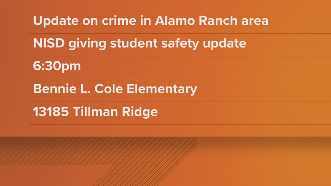 NISD and the sheriff's office will hold a safety meeting on crime in ...