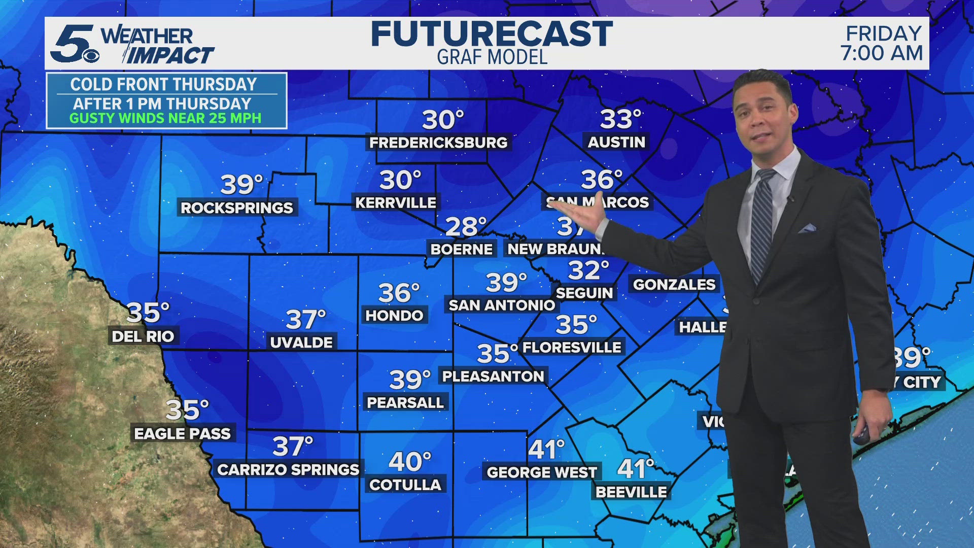 Cold end to work week before temps rebound this weekend | KENS 5 ...