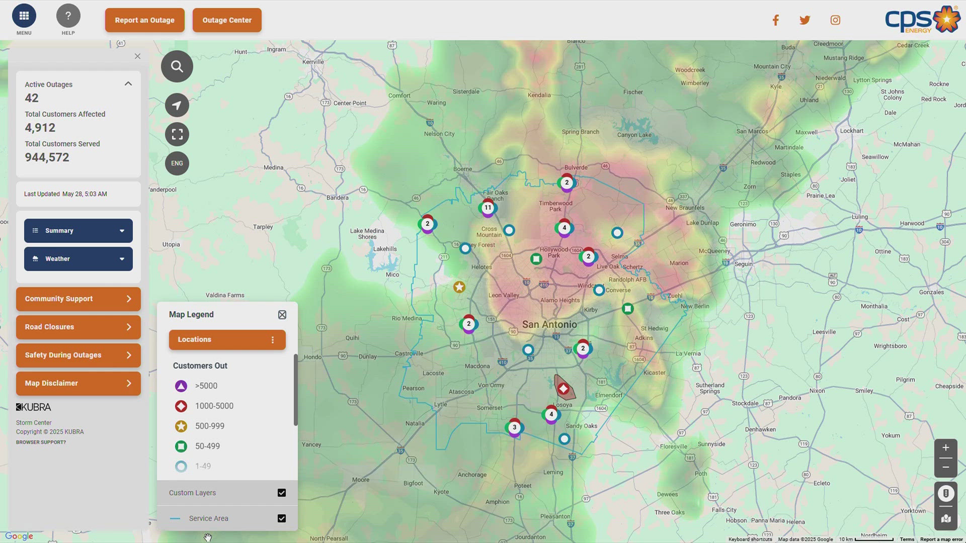 Power outages climbing in San Antonio as storms move through | kens5.com