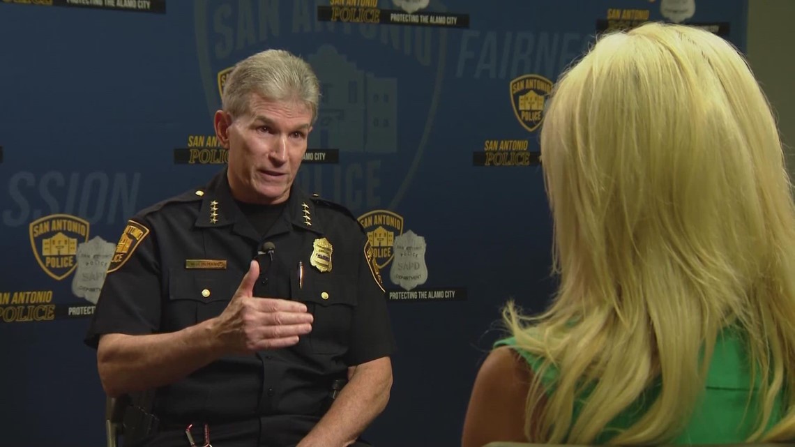 SAPD Chief McManus responds to violent crime spike in San Antonio ...