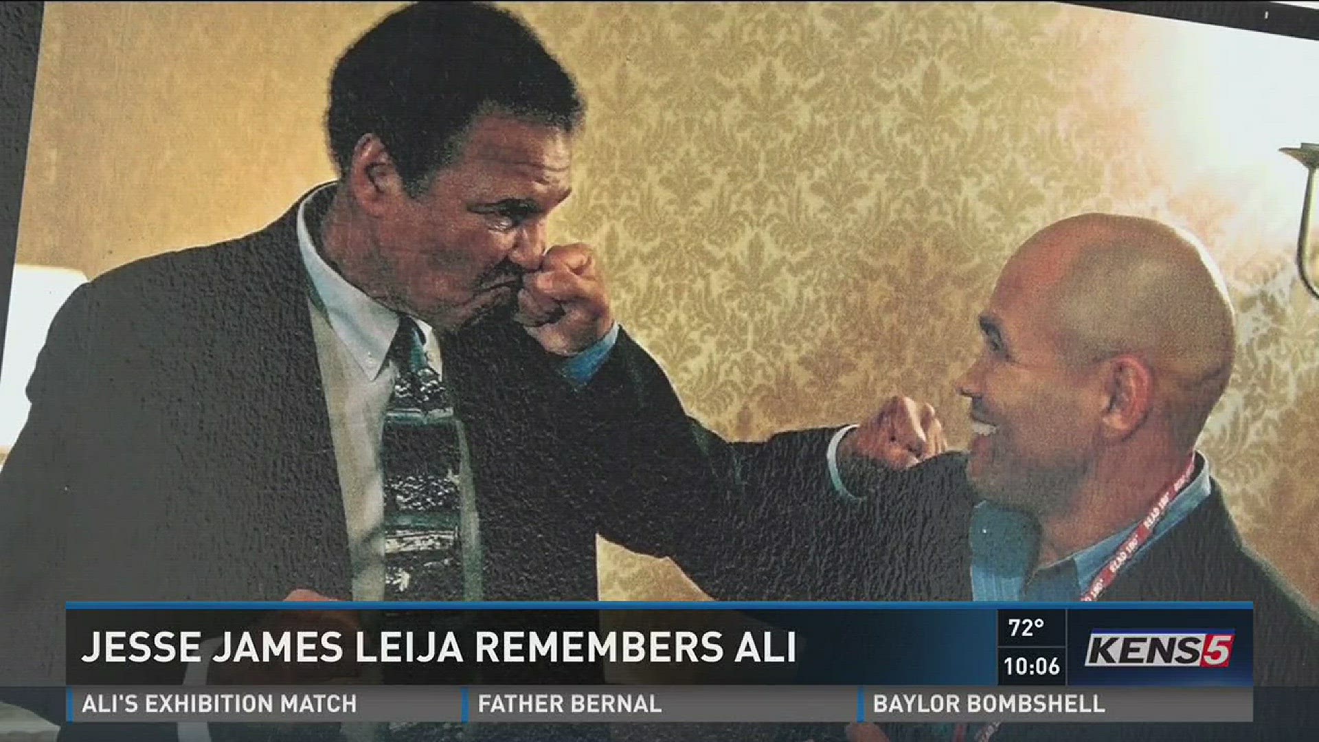Jesse James Leija on meeting Muhammad Ali in 2005 | kens5.com