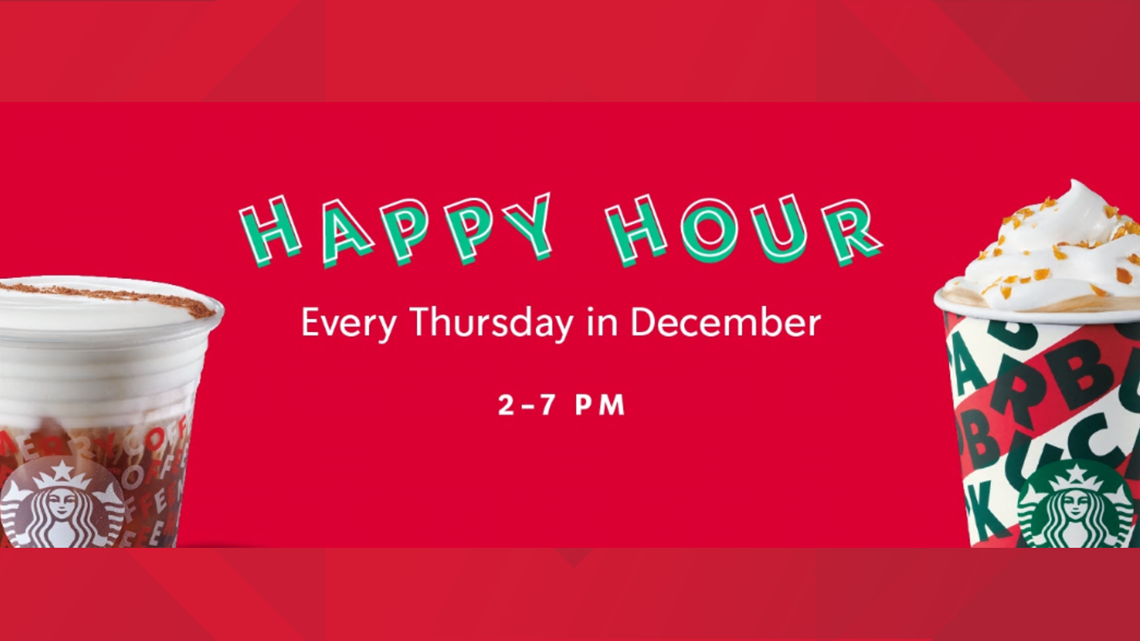 Starbucks to offer Happy Hour every Thursday in December kens5