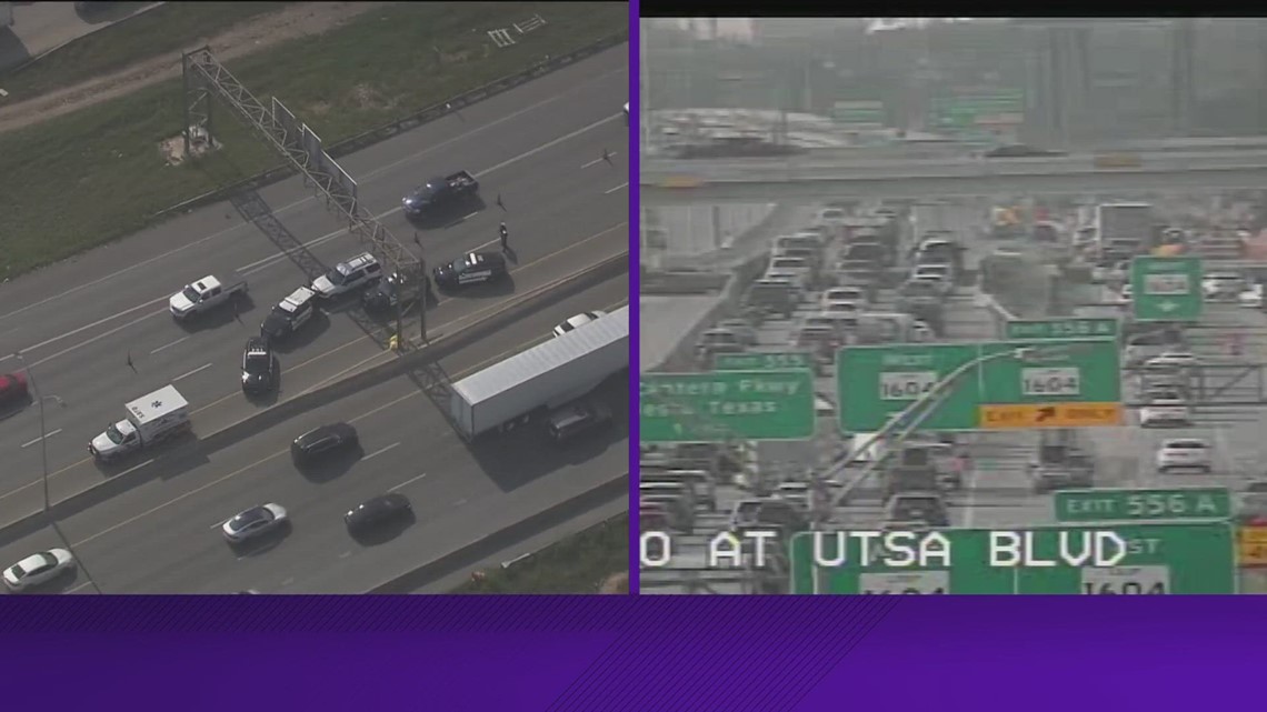 Traffic Alert: Major backup at I-10 and Loop 1604 on San Antonio's ...