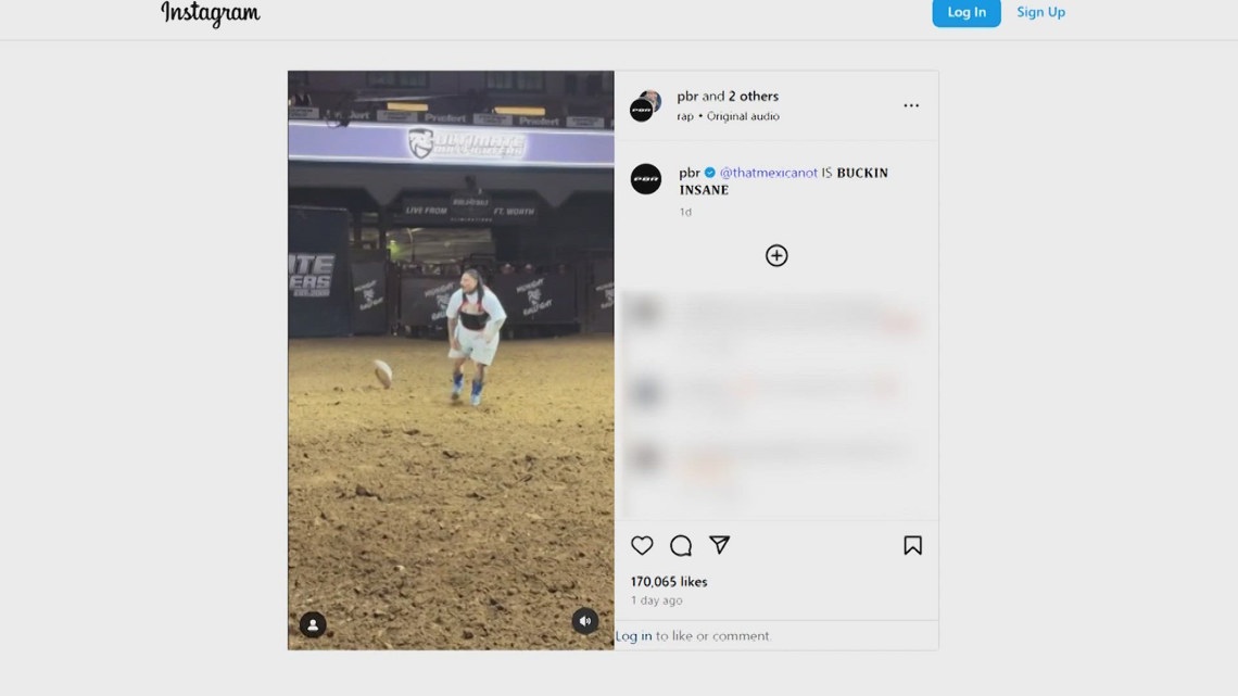 Texas rapper goes face to face with a bull in Fort Worth | kens5.com