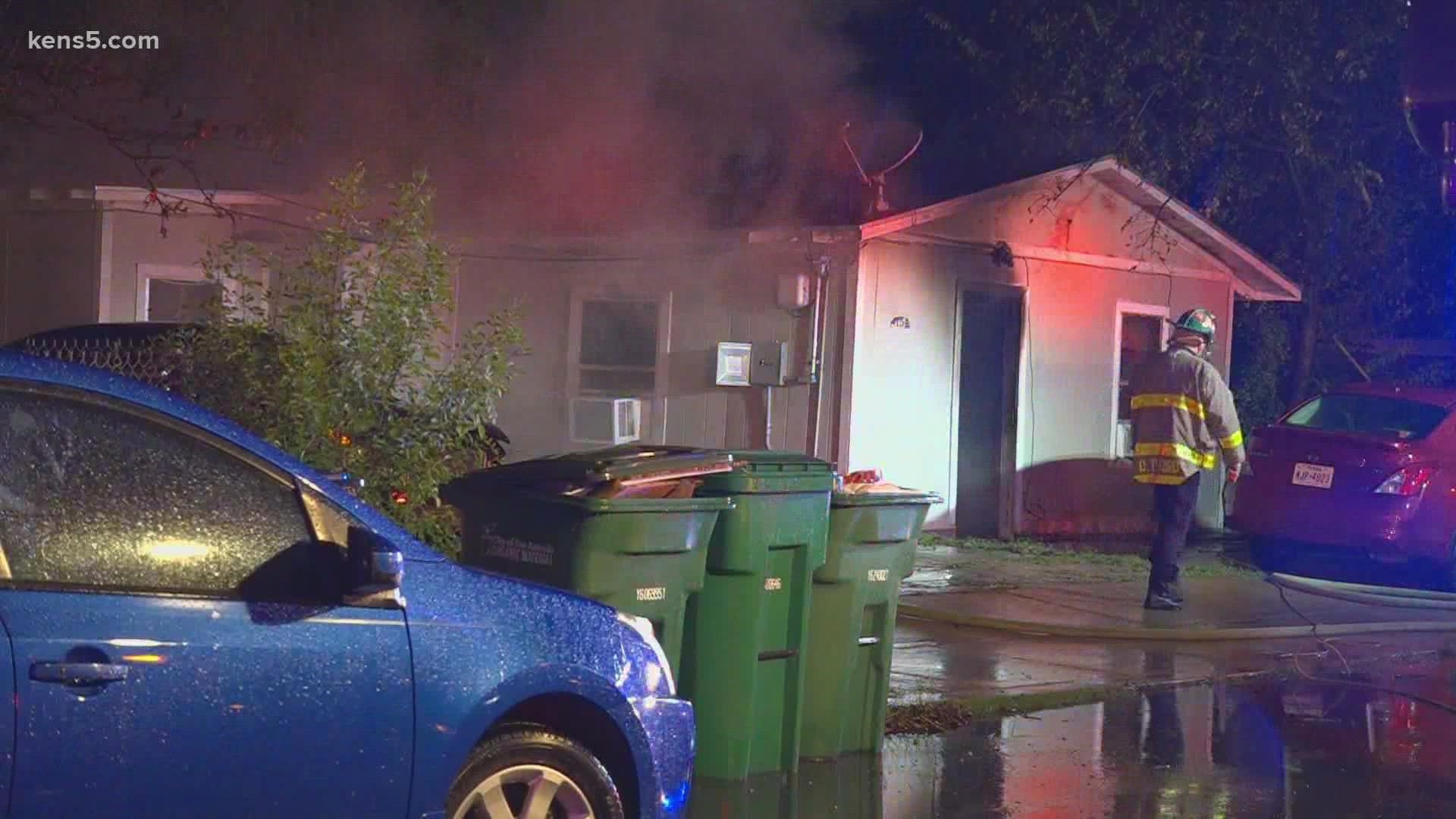 Woman seriously burned after house catches on fire north of downtown ...