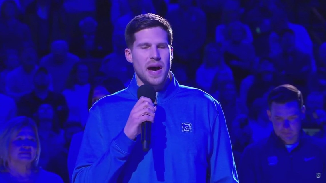 WATCH: Spurs' Doug McDermott Creighton basketball jersey is retired ...