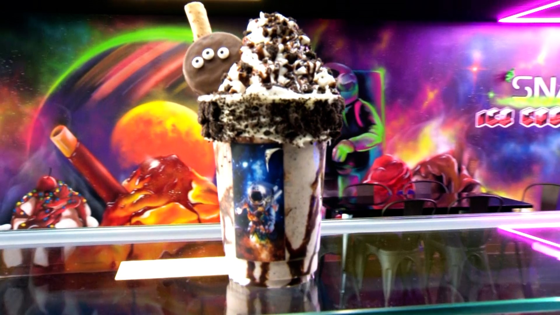 Outer space-themed San Antonio ice cream shop has 'sci-fly' menu ...