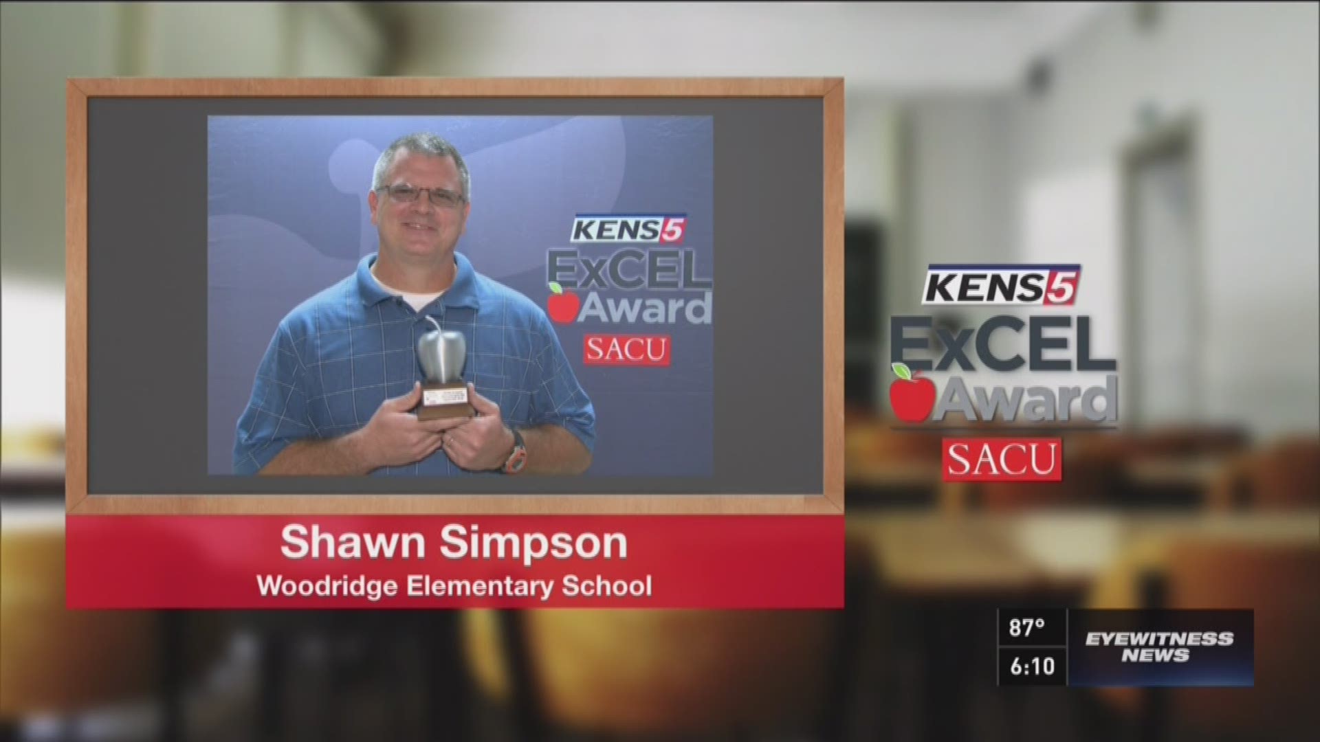 Shawn Simpson wins ExCEL Award for Alamo Heights ISD | kens5.com