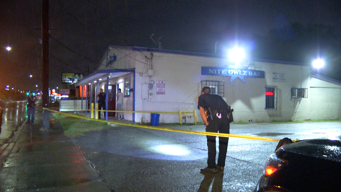 Woman shot outside east-side bar; suspect on the run | kens5.com