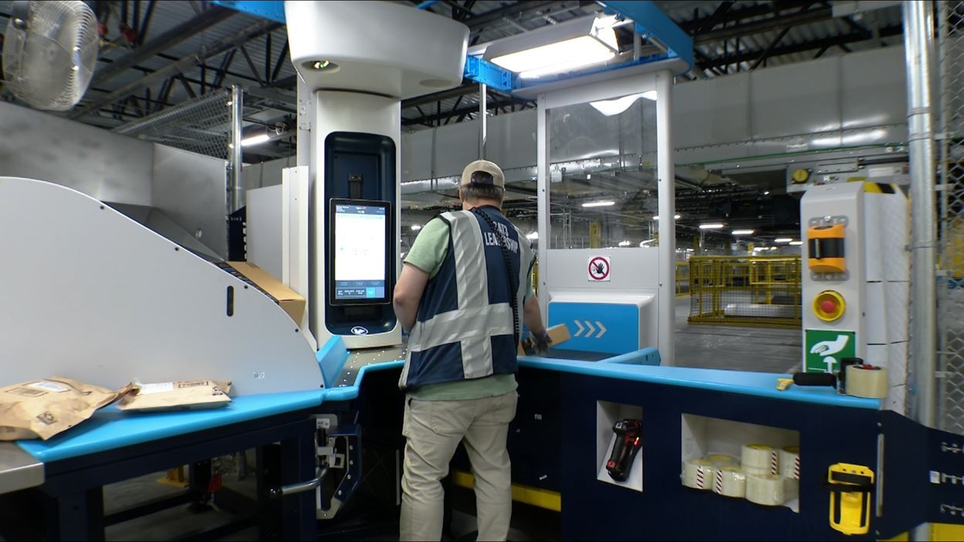 An inside look at San Antonio's first Amazon Robotics Fulfillment ...