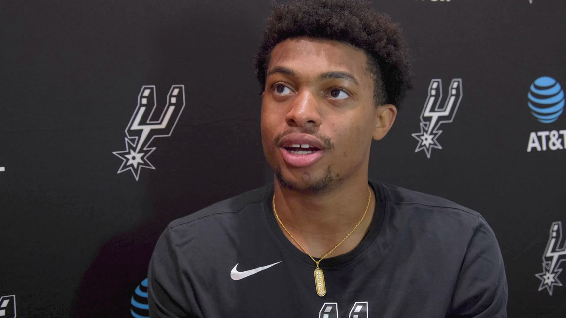 'I'm definitely blessed,' Spurs’ Keldon Johnson casually wears his gold ...
