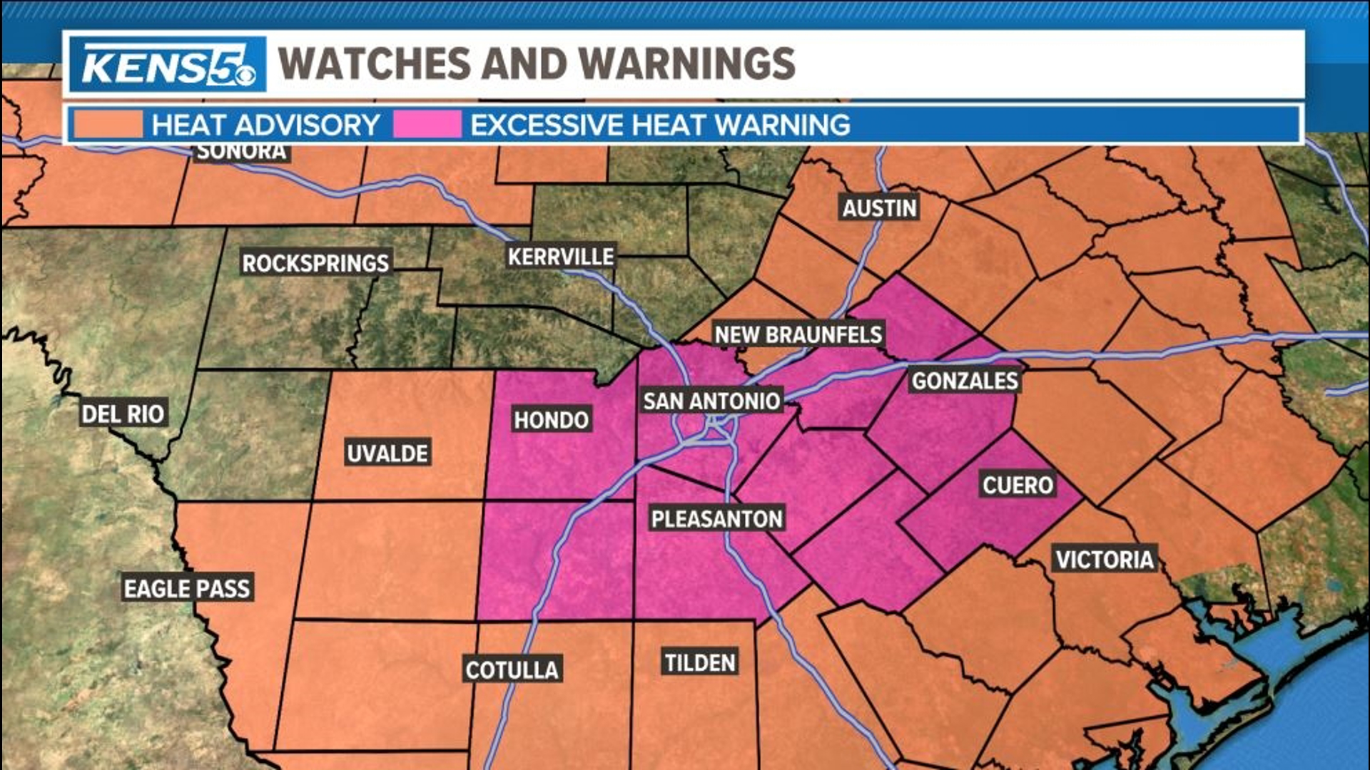 San Antonio Weather: How hot will it be this week? | kens5.com