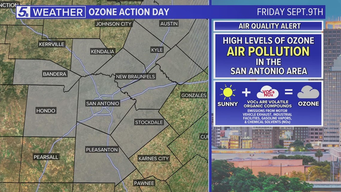 Ozone action day alert issued for Friday. Here's what you need to know ...