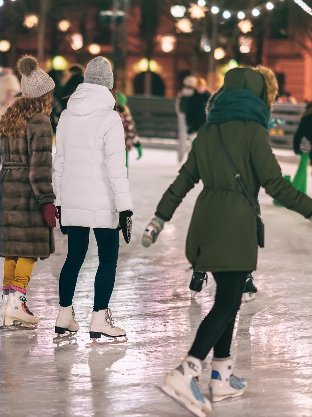 Outdoor ice skating has arrived to the Pearl for the first time. Are ...