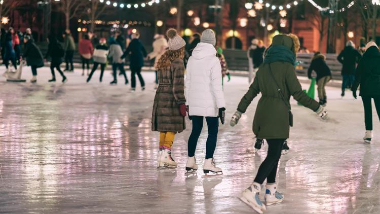 Outdoor ice skating has arrived to the Pearl for the first time. Are ...