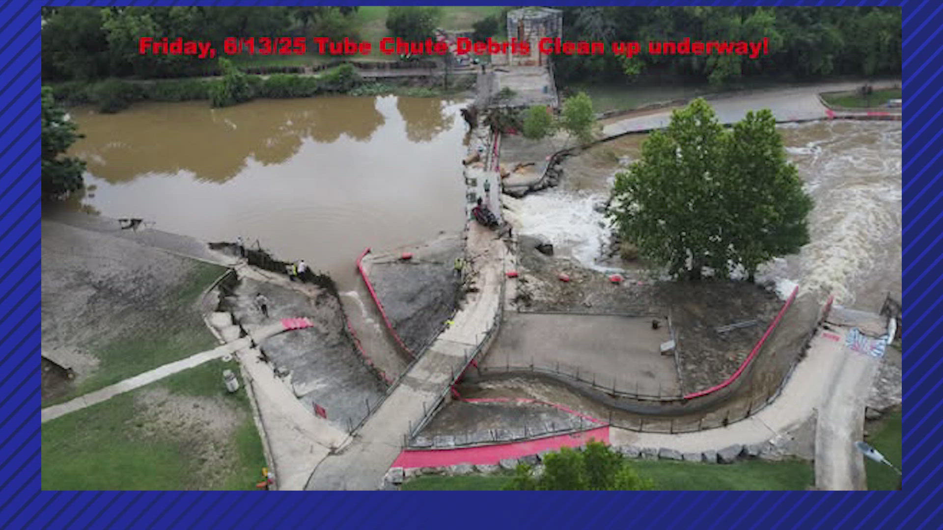 Comal River closed again due to rushing water and debris, New Braunfels ...