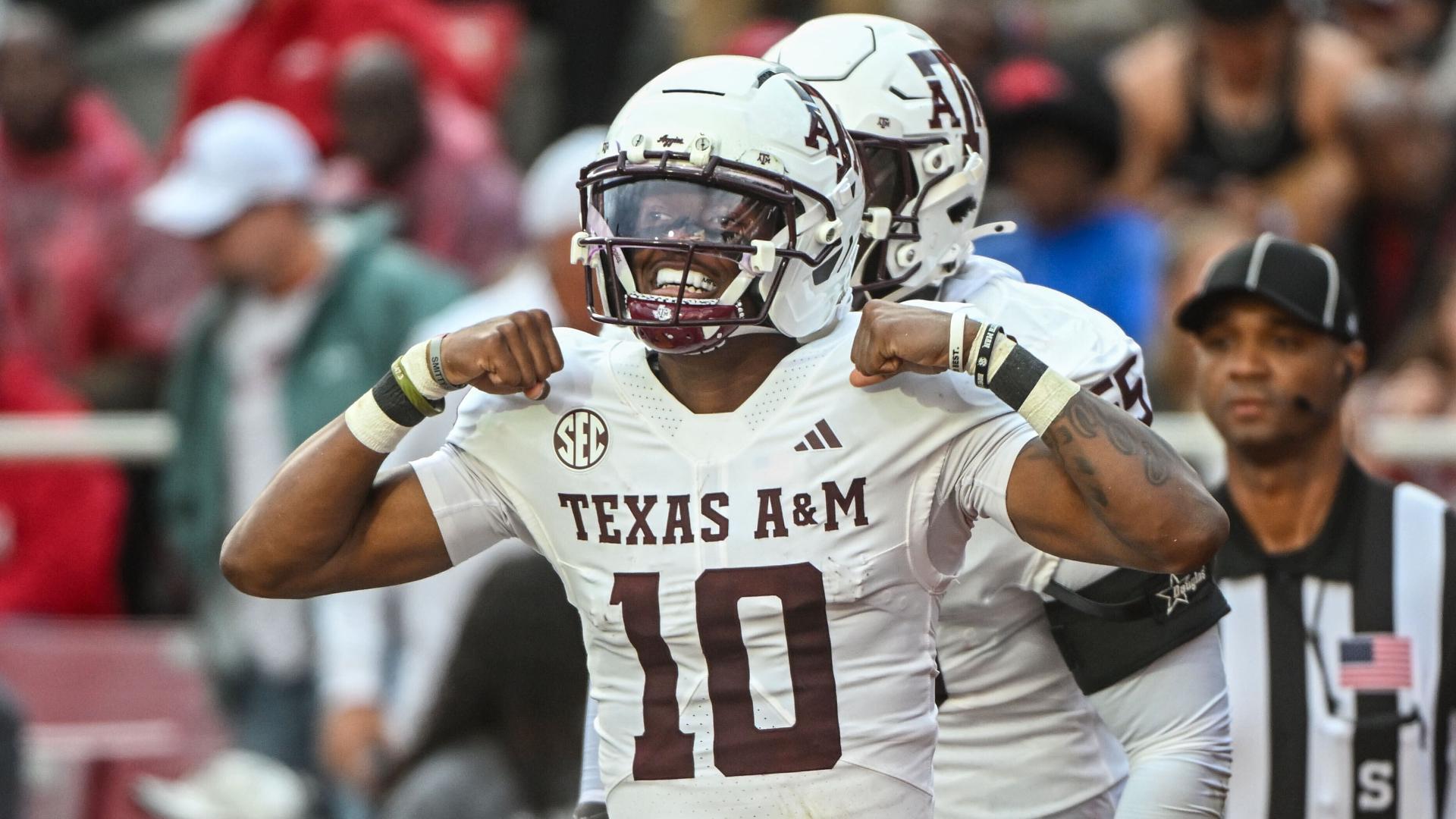 #4 Texas A&M Aggies beat Arkansas for first 7-0 start in 30 years ...