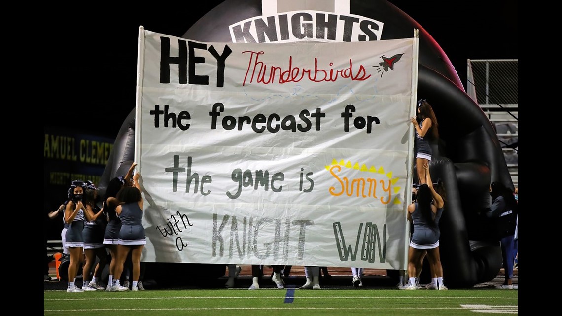 Football Run Through Banner Ideas