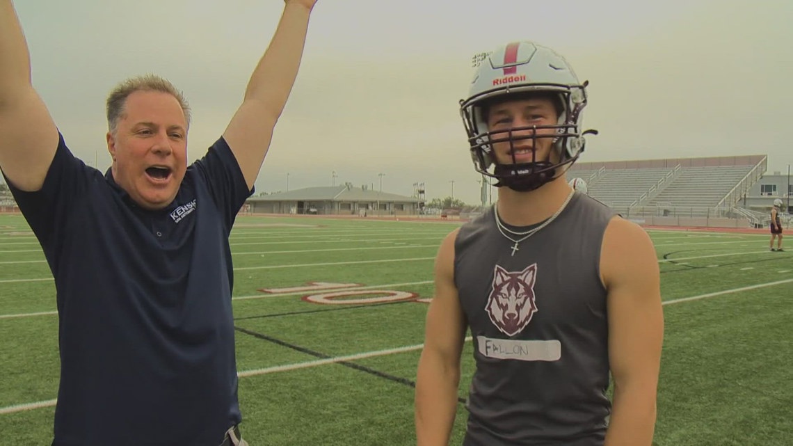 KENS 5 High School Football Play of Week: Davenport Wolves Barrett ...